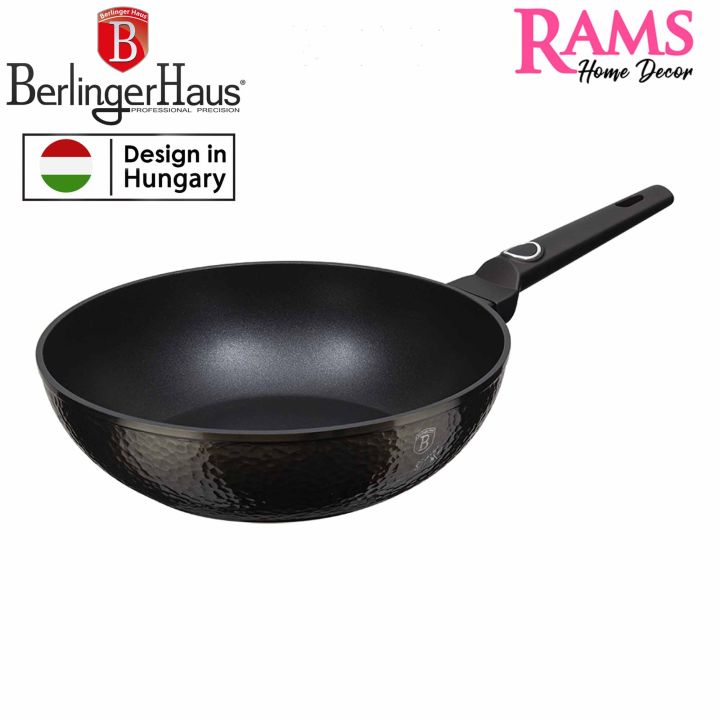 Berlingerhaus 28cm Induction Non Stick Wok Pan / Cookware / Kitchenware ...