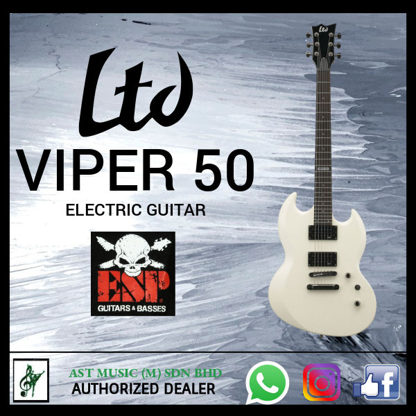 ESP LTD VIPER-50 OLYMPIC WHITE ELECTRIC GUITAR | Lazada
