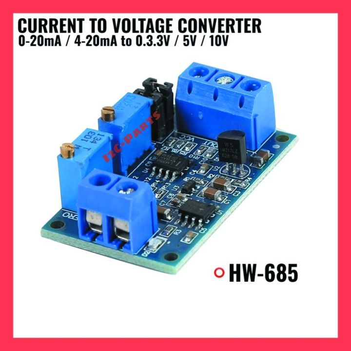 HW-685 Current to Voltage Converter Signal Conversion 4-20mA To 0-3.3V ...