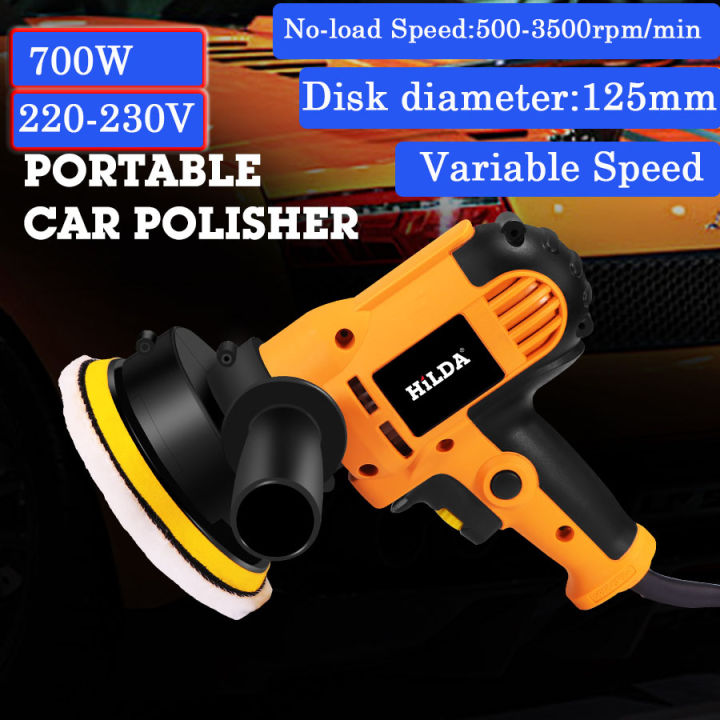 【COD】 700W 220V Car Polisher Buffing Machine Adjustable Speed Sanding ...