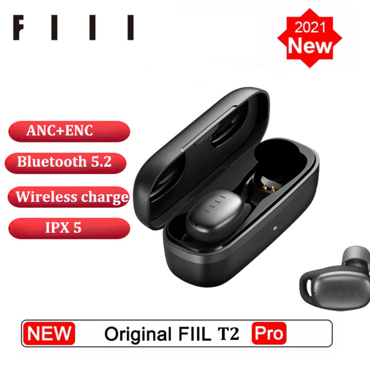 Original FIIL T2 Pro True Wireless Earbud Bluetooth 5.2 Earphone Active ...