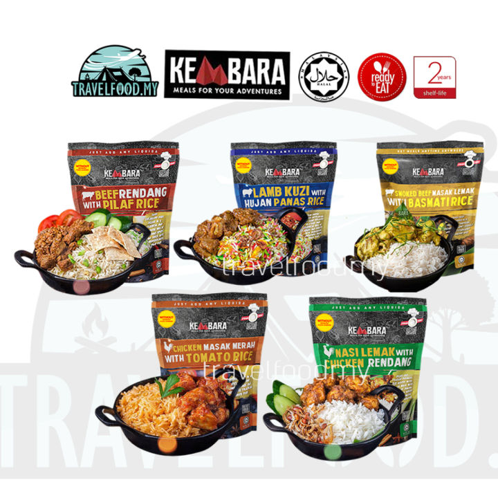 ♟Kembara Meal ready to eat food halal Rendang Beef Ayam Nasi Lemak ...