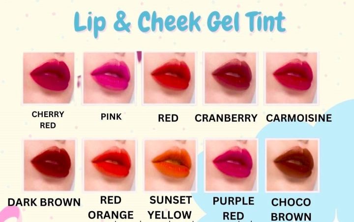 Long Lasting Gel-Based Cheek and Lip Tint - Pigmented, Blendable, and ...