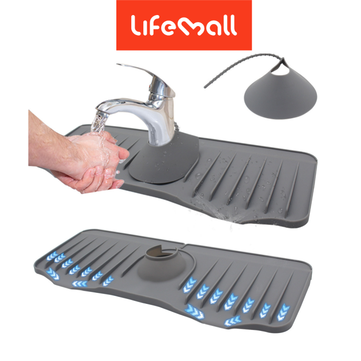 LifeMall - Kitchen Faucet Mat | Water Catcher Mat | Sink Splash Guard ...
