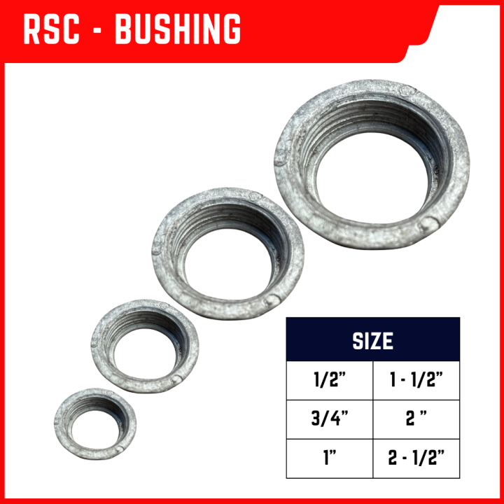 RSC BUSHING (1/2, , 1) 2 PCS | Lazada PH