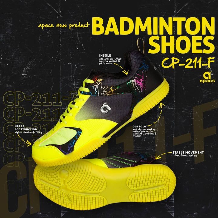 APACS BADMINTON/INDOOR SHOES CP211-F | Lazada