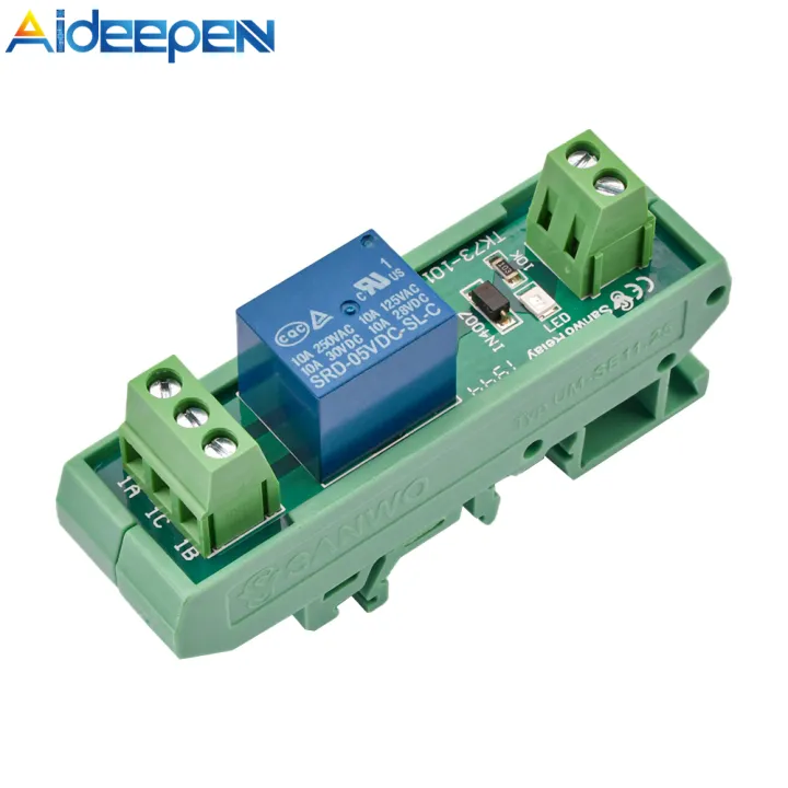 Aideepen 1-Way Relay Module 1 Channel Module Driver Board Output ...