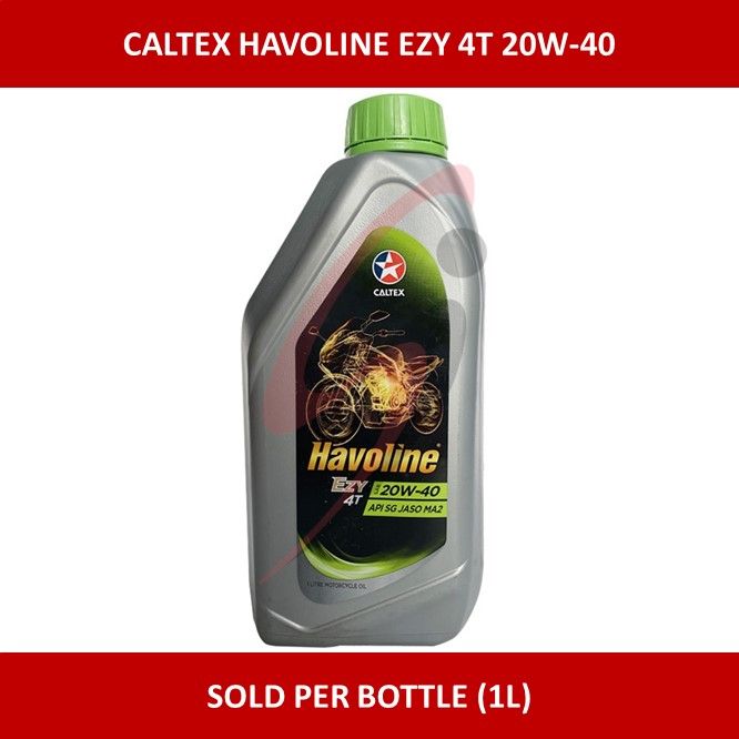 (1L) Caltex Havoline EZY 4T 20W-40 Motorcycle Engine Oil | 1 Liter ...