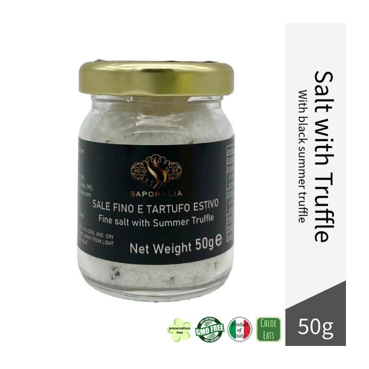 Saporalia Italian artisanal Salt with Summer Truffle - BY CHLOE EATS ...