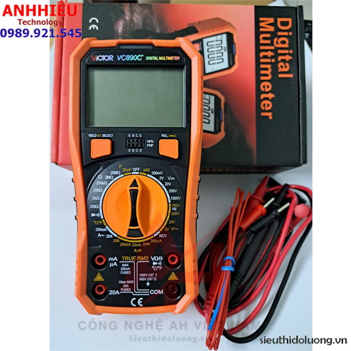 [Mẫu mới] Victor VC - 890C+ đồng hồ vạn năng điện tử VC890C + VICTOR 890C + | Lazada.vn