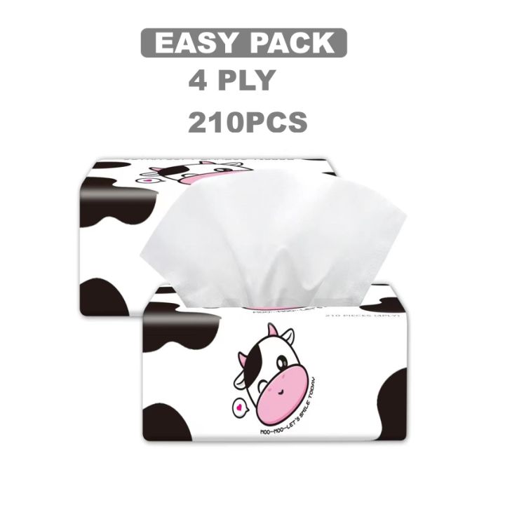 NEW Bamboo Tissue /Soft Facial Tissue 4 Ply 300 pcs Premium Tissue ...