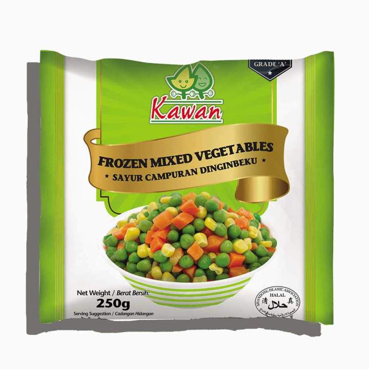 KAWAN Frozen Mixed Vegetables (250g) | Lazada