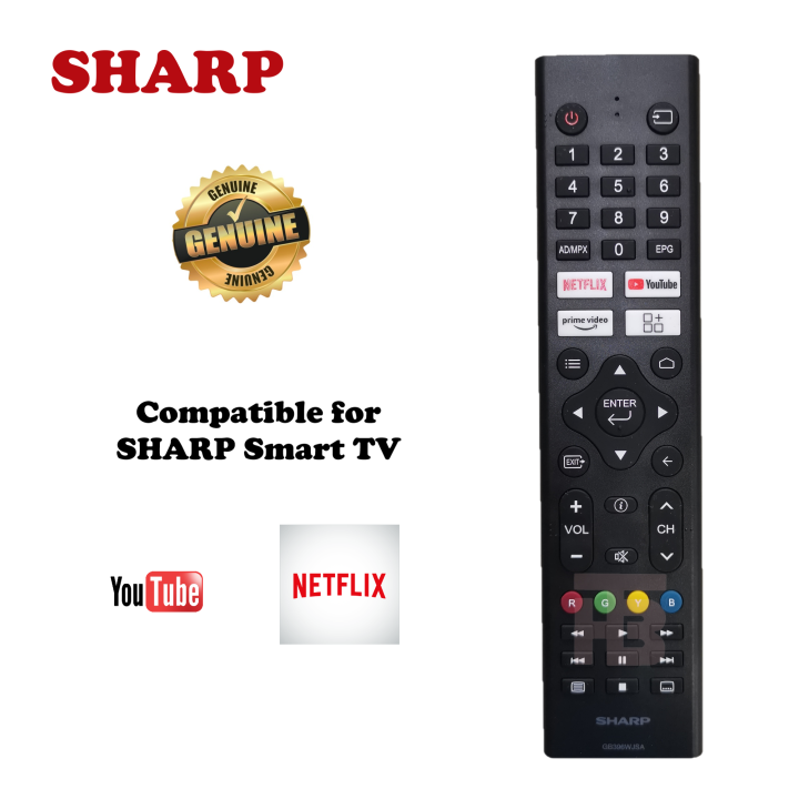 Sharp FHD Smart TV Original Remote Control (GB396WJSA) | Lazada