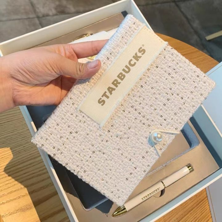 Starbucks notebook fragrance white notebook limited hand diary office ...