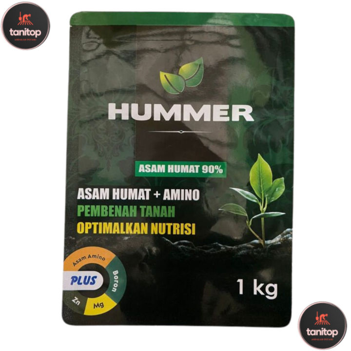 Hummer 1 Kg Pupuk Asam Humat 90% Plus Asam Amino Miracle Powder ...