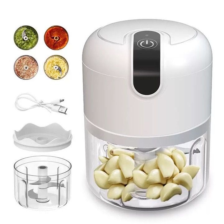 kitchen Electronic Mini Food Chopper Blender USB Rechargeable Grinder ...