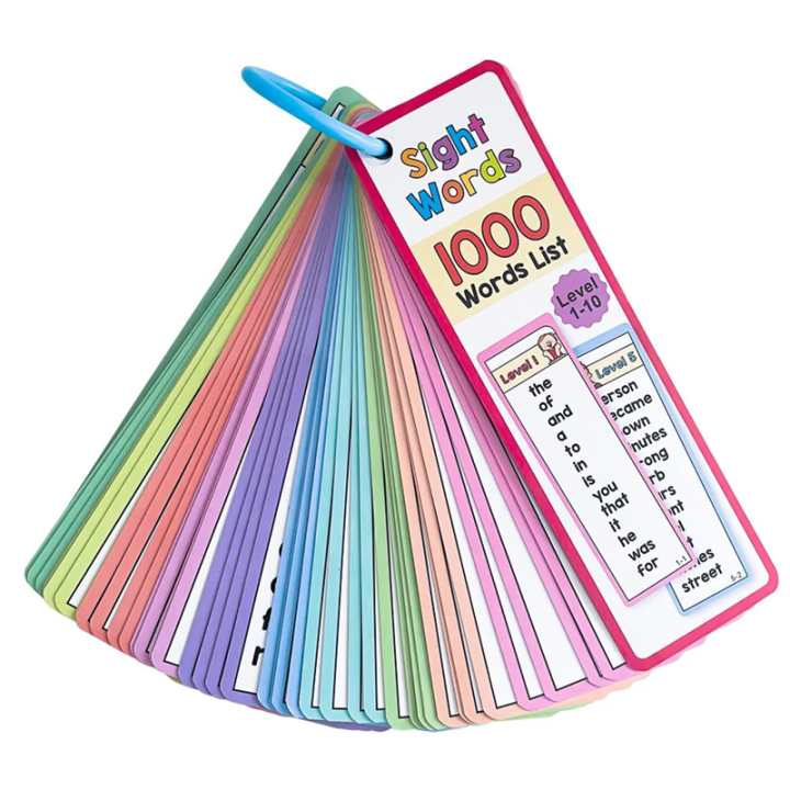 Word Lists Flashcards High Frequency Words Double Sided Vocabulary ...