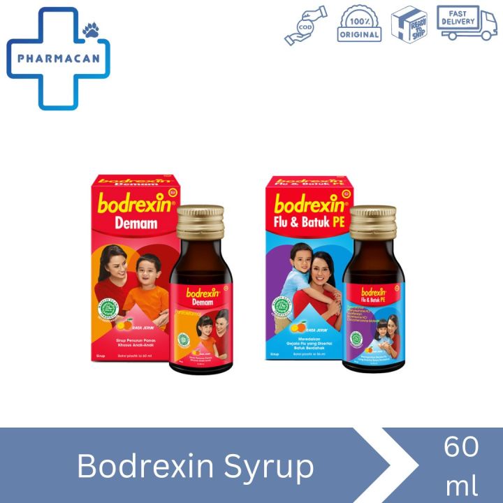 Bodrexin Flu & Batuk Anak PE Sirup 60ml | Bodrexin Demam Sirup Botol ...