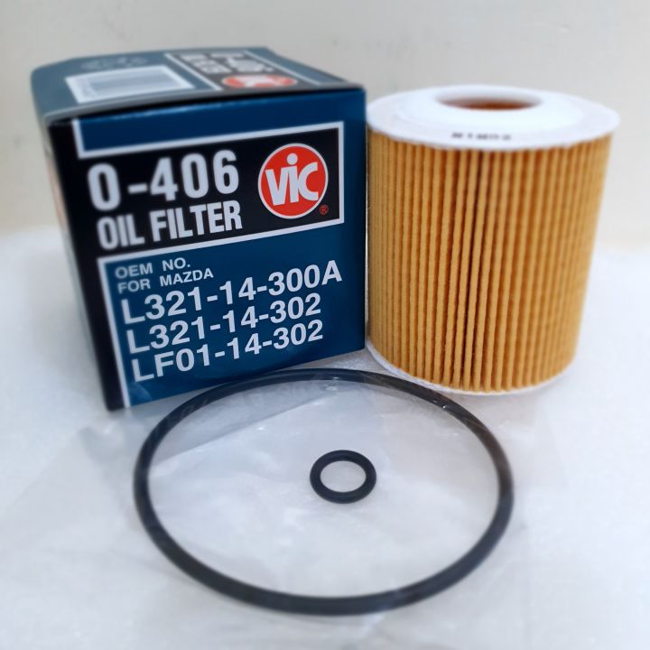 VIC Oil Filter Mazda (O-406) | Lazada PH