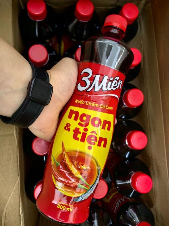 Nuoc Cham Ca Com Ngon Tien 3 Mien - Fish Sauce 800ml | Lazada