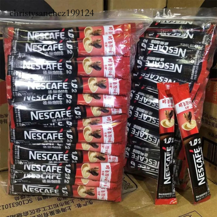 Nestle 1+2 Original Strong Strip Instant Coffee Powder Student ...