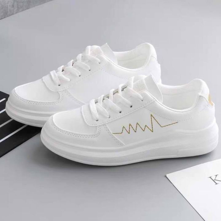 5034[𝖋𝖎𝖊𝖊-𝖘𝖍𝖔𝖕] COD Cheap and fashionable white shoes for women lace-up ...