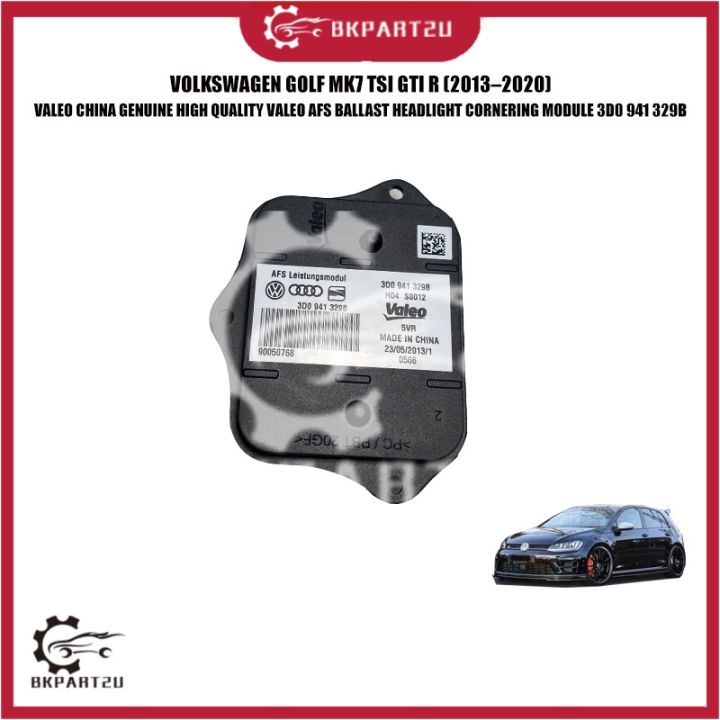 VOLKSWAGEN GOLF MK7 TSI GTI R AFS BALLAST LAMPU HEADLIGHT CORNERING ...