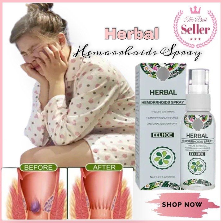 100% Effective EELHOE Natural Herbal Hemorrhoids Spray Original gamot ...