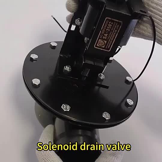 Solenoid Drain Valve Electromagnetic Blowdown Valve for Commercial ...