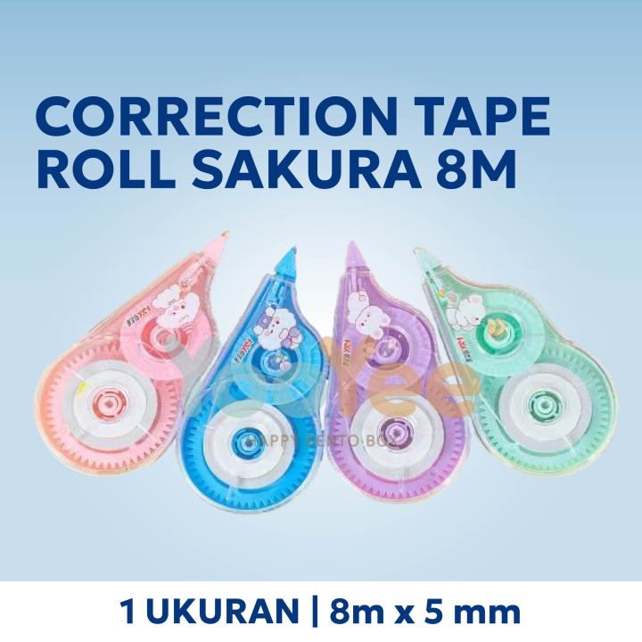 Yooyee Tip Ex Tipe X Roll Karakter Tipex Harga Per Pcs correction tape ...