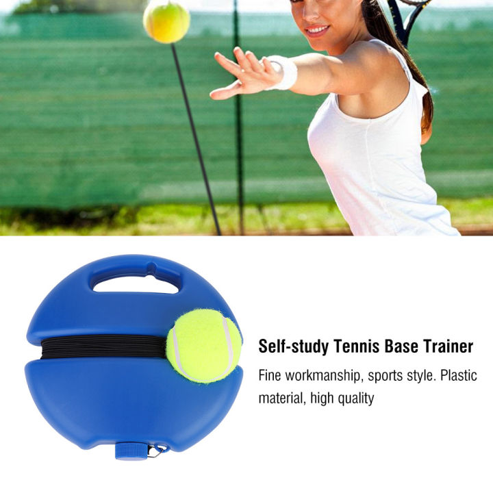 Tennis Base Self-Study Portable Tennis Ball Base Trainer Tennis ...