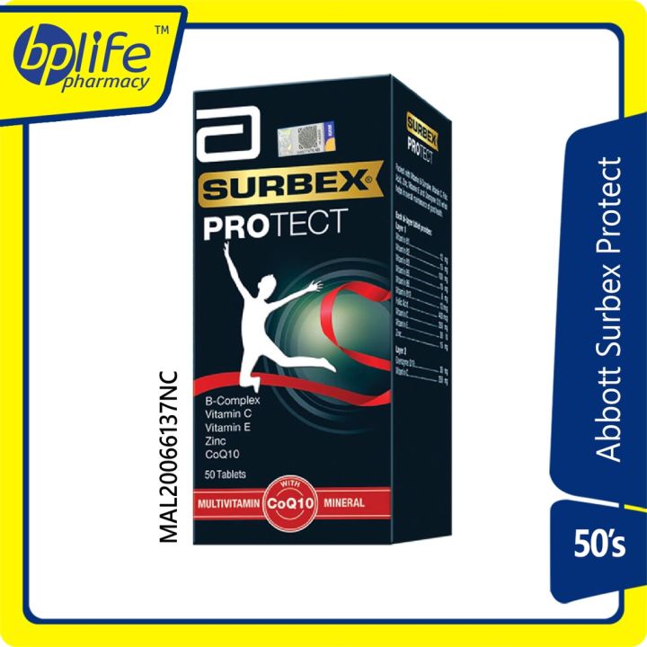 Abbott Surbex Protect 50 tablets | Lazada