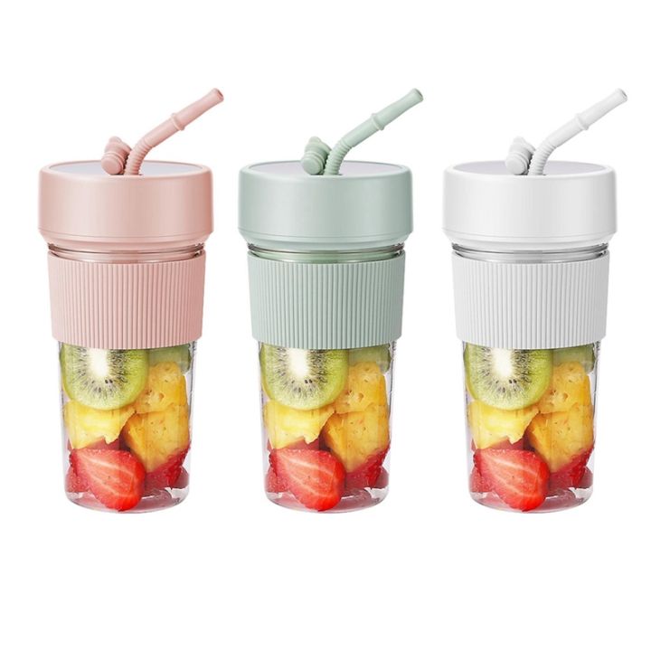 Fresh Juice Mini Fast Portable Blender 350ml Handheld Personal Travel ...