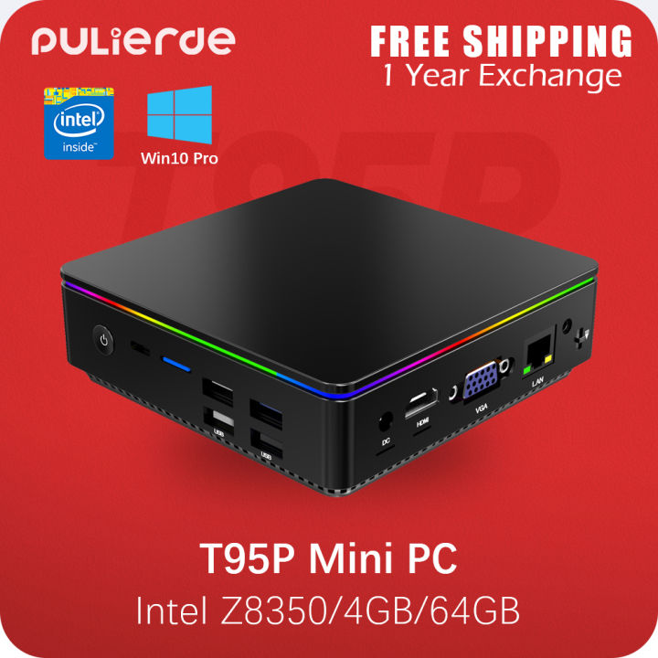 T95P Mini PC มินิพีซี Windows 10 Pro Intel x5-Z8350 4 กิกะไบต์ + 64GB ...