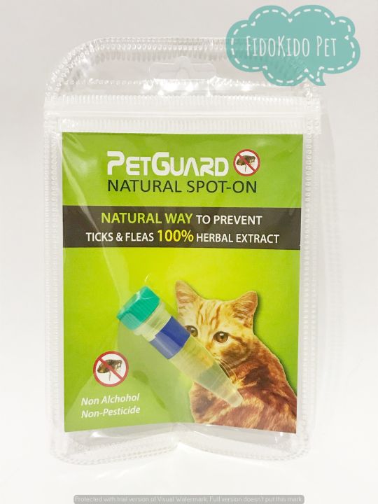 PetGuard natural spot-on for cats - 1 bottle | Lazada