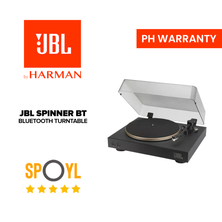 JBL Spinner BT Bluetooth Turntable - Spoyl Store | Lazada PH