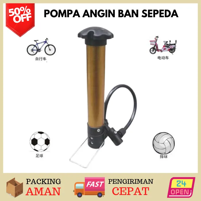 Pompa Angin Ban Sepeda Tier Air Pump - PM002 P / Pompa Angin Kecil ...