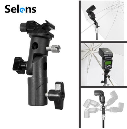 Selens Camera Flash Speedlite Mount Professional Swivel Light Stand ...