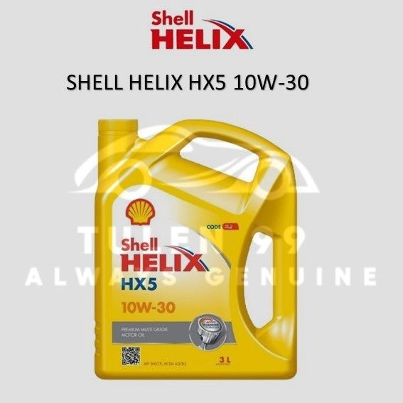 Shell Helix HX5 10w30 Semi synthetic Engine Oil 3L (Original) | Lazada