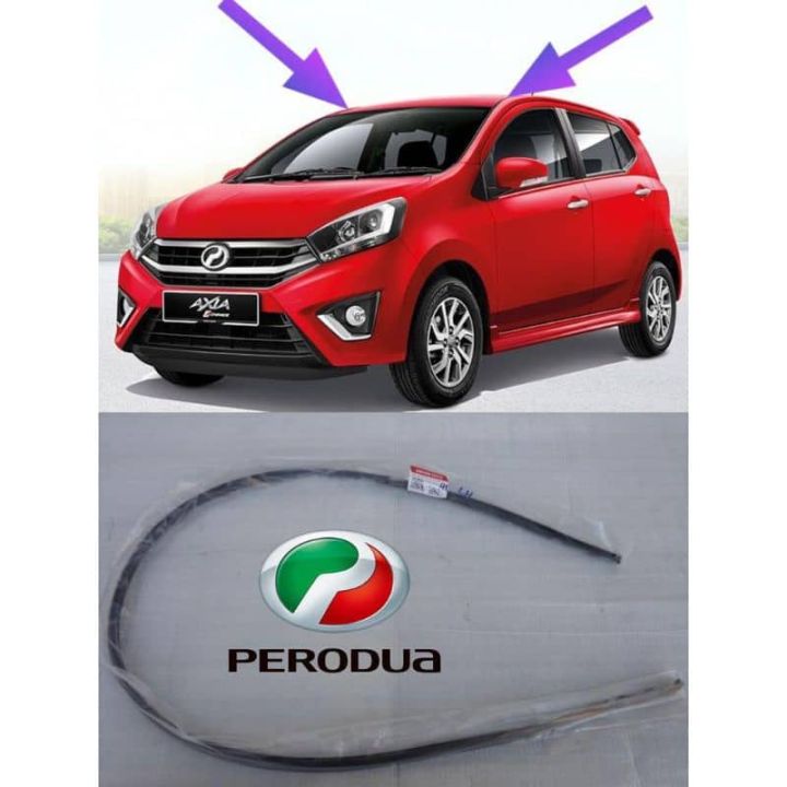 ORIGINAL PERODUA AXIA ROOF MOULDING RUBBER LH/ RH GETAH BUMBUNG | Lazada