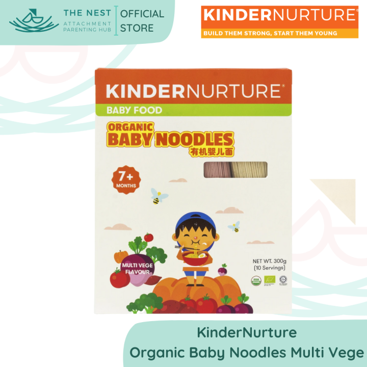 KinderNurture Organic Baby Noodles Multi Vege 300g | Lazada PH