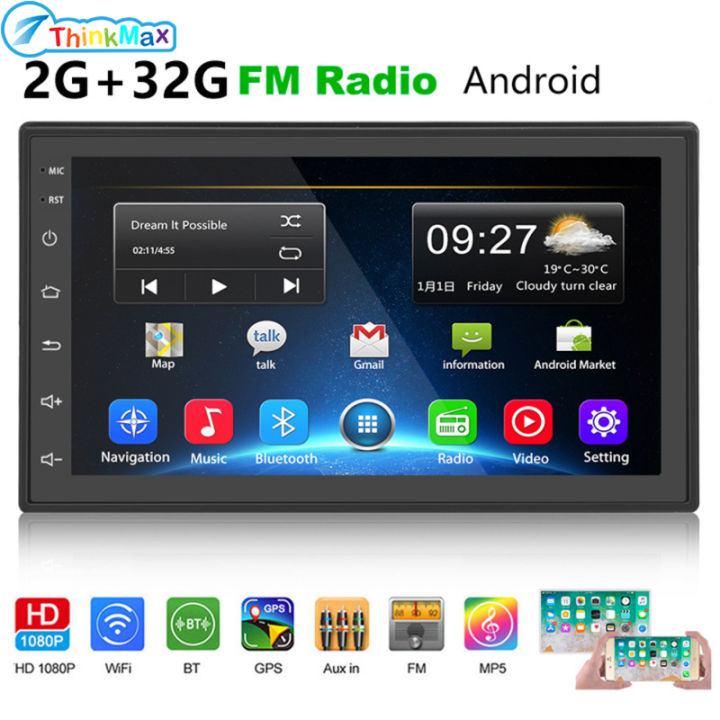 Car Radio 7-inch Large Screen Android Gps Navigation Mp5 Player ...
