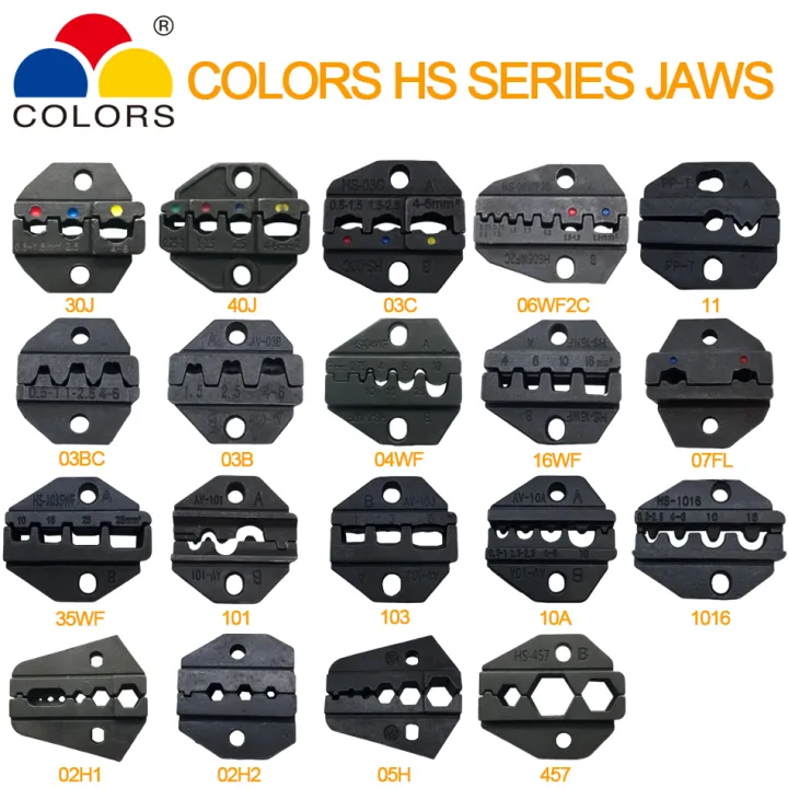Crimping Dies Hs Series Pliers Jaws Plug Tube/insulation/non-insulated ...