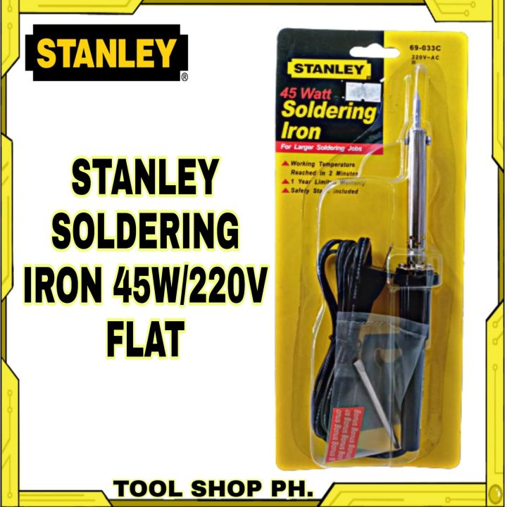 STANLEY SOLDERING IRON 45 WATT / 220V-AC (69-033C) | Lazada PH