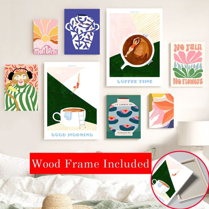 (With Frame）Simplified Layouts Simplified Coloured Posters Simplified ...