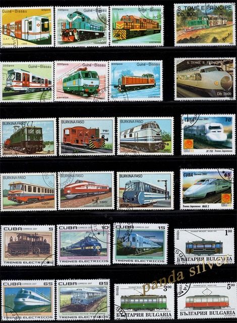 Different Themes Stamps Collection Each Theme 50 Different Stamps Used ...