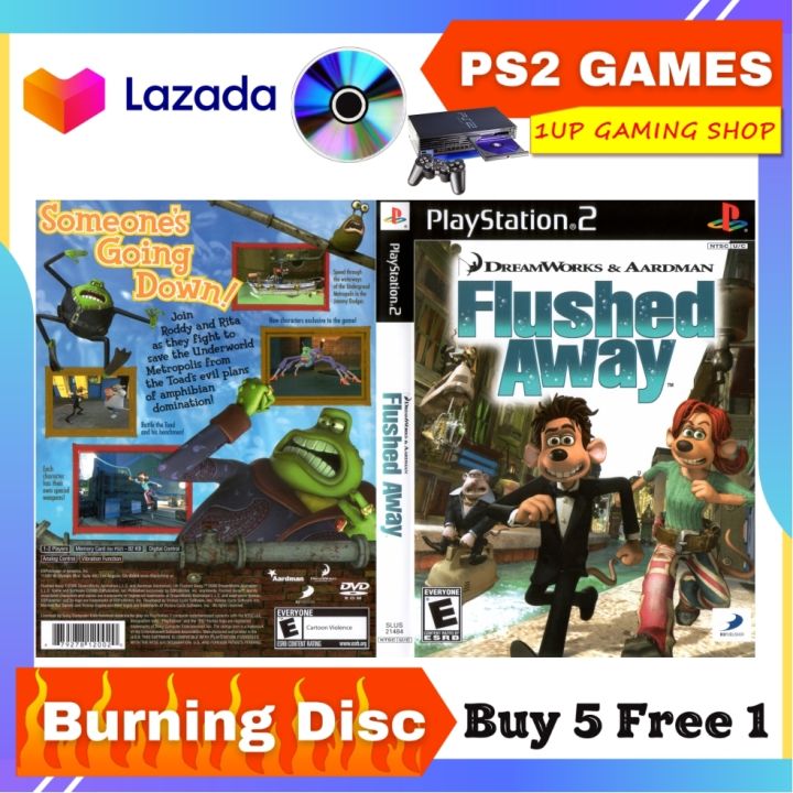 Kaset DVD Game PS2 Flushed Away | Lazada Indonesia