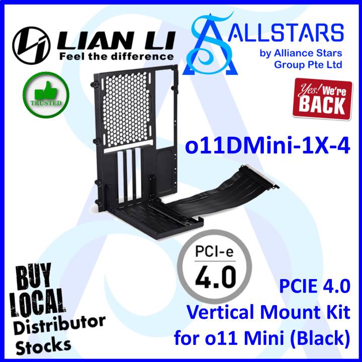 (ALLSTARS : DIY PROMO) Lian Li o11 Mini PCIe 4.0 Vertical Bracket Kit ...