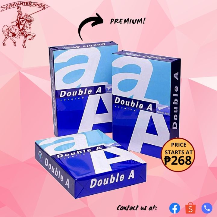 【COD】ih61259qn816 DOUBLE A 80 GSM BOND PAPER | Lazada PH
