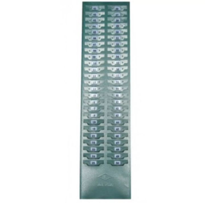 50's METAL PUNCH CARD RACK / METAL PUNCH CARD HOLDER / METAL CARD RACK ...